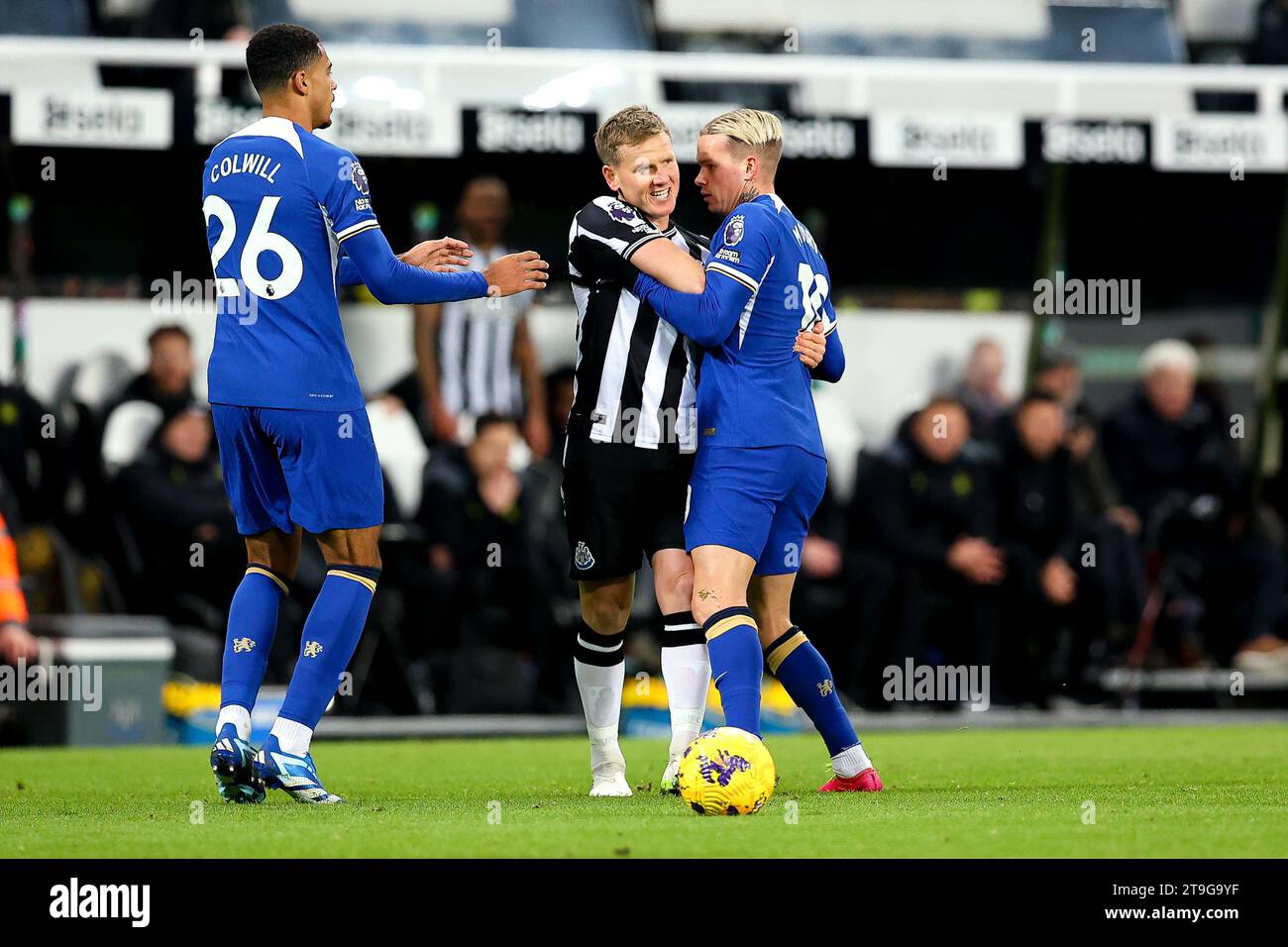 Newcastle, UK. 25th Nov, 2023. Matt Ritchie #11 of Newcastle United ...