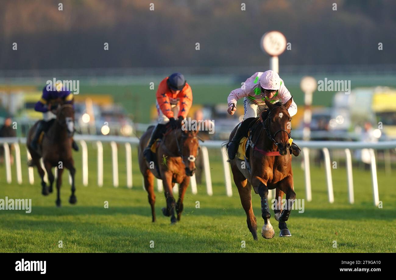 Royale Pagaille ridden by Charlie Deutsch win The Betfair Chase during ...