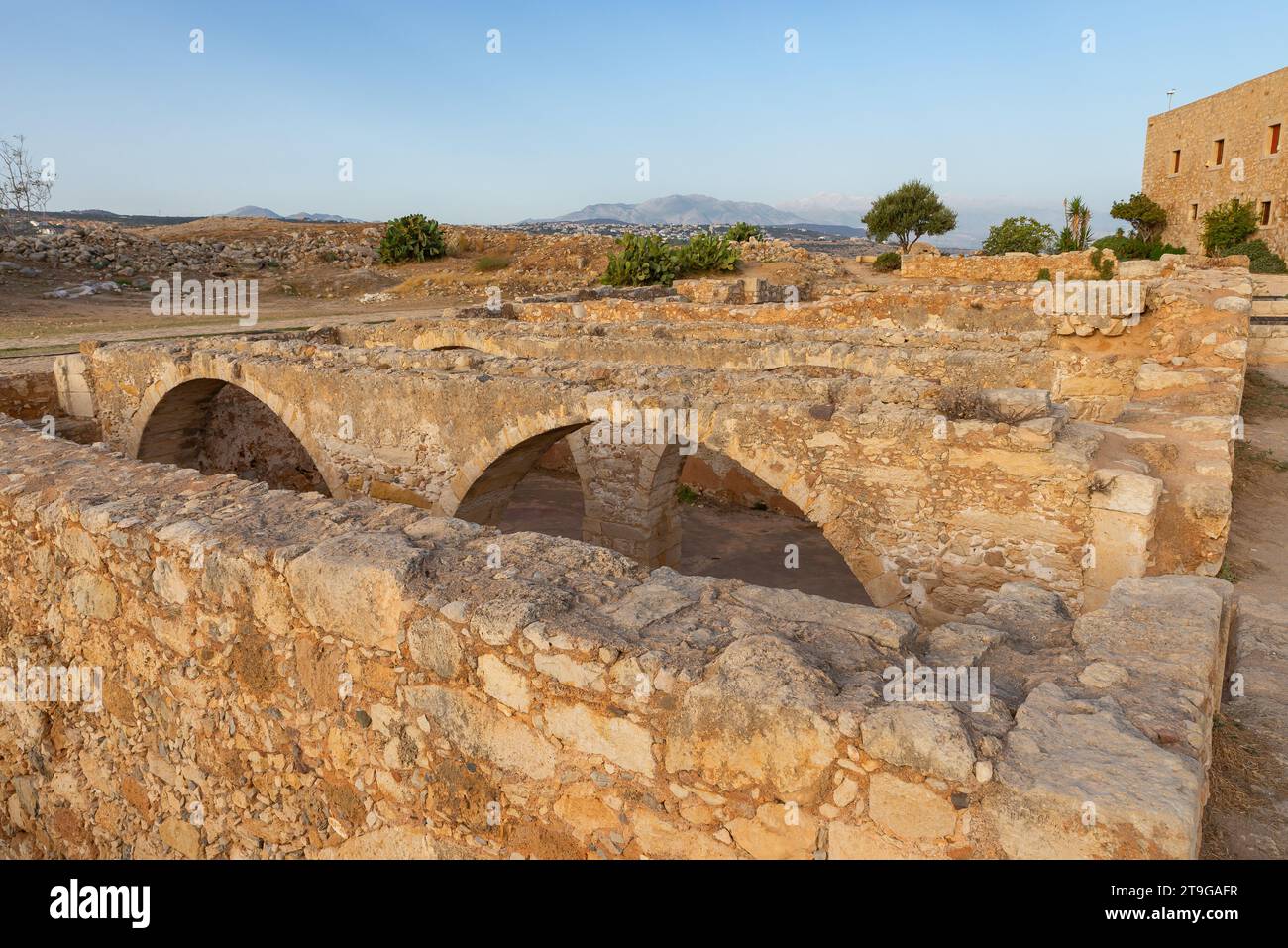 Ruins of the warehouse complex of the northern auxiliary gate at the ...