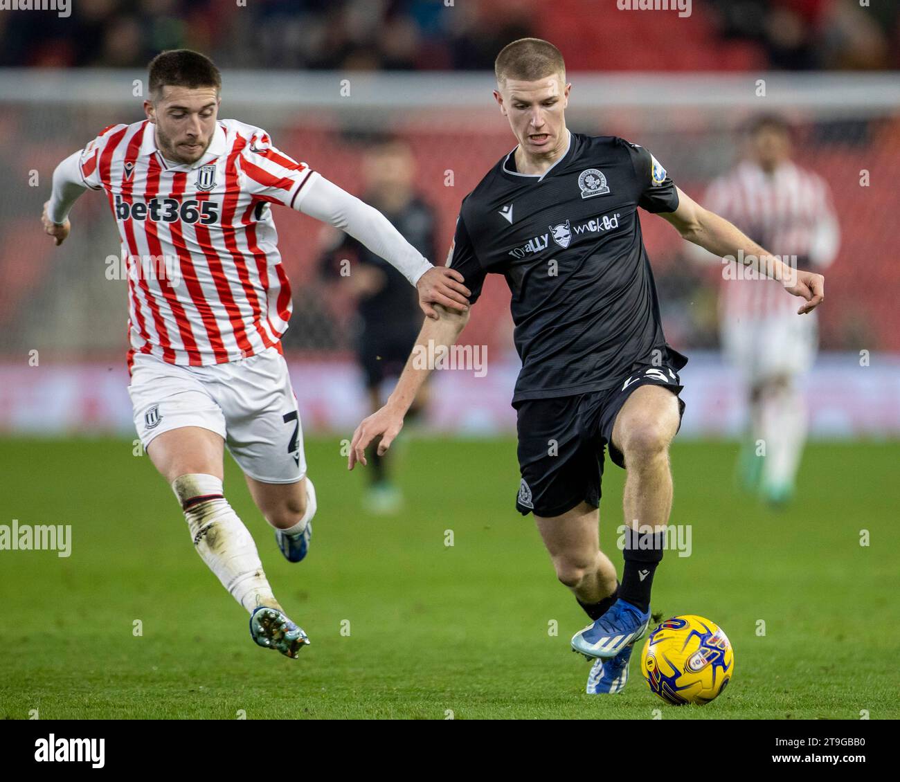 25th November 2023; Bet365 Stadium, Stoke, Staffordshire, England; EFL ...