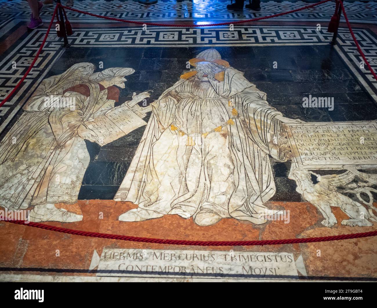 Herms Trismegistus by Giovanni di Stefano, Siena Cathedral floor Stock ...