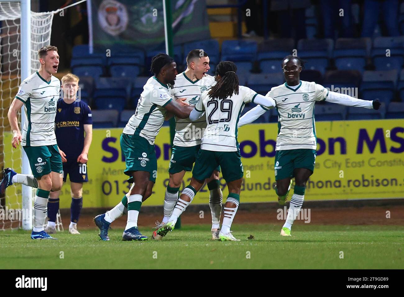Dens Park, Dundee, UK. 25th Nov, 2023. Scottish Premiership Football ...
