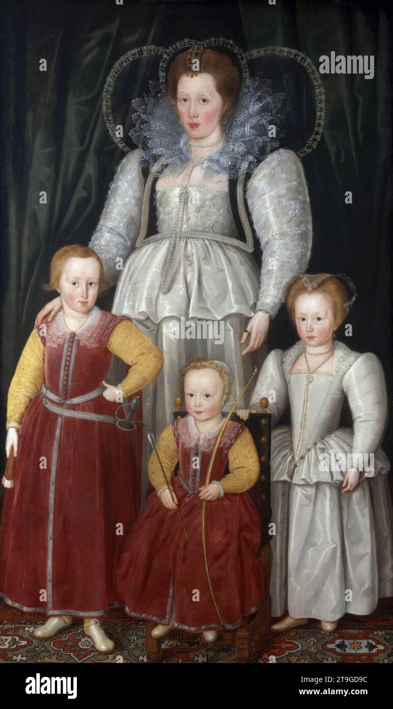 Anne, Lady Pope with her Children 1596 by Marcus The Younger Gheeraerts ...
