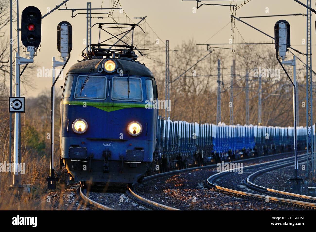 Rail transport - Poland Stock Photo - Alamy