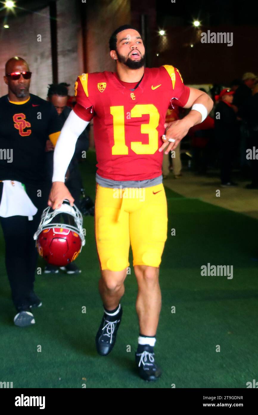 Los Angeles, United States. 18th Nov, 2023. USC Trojans quarterback ...
