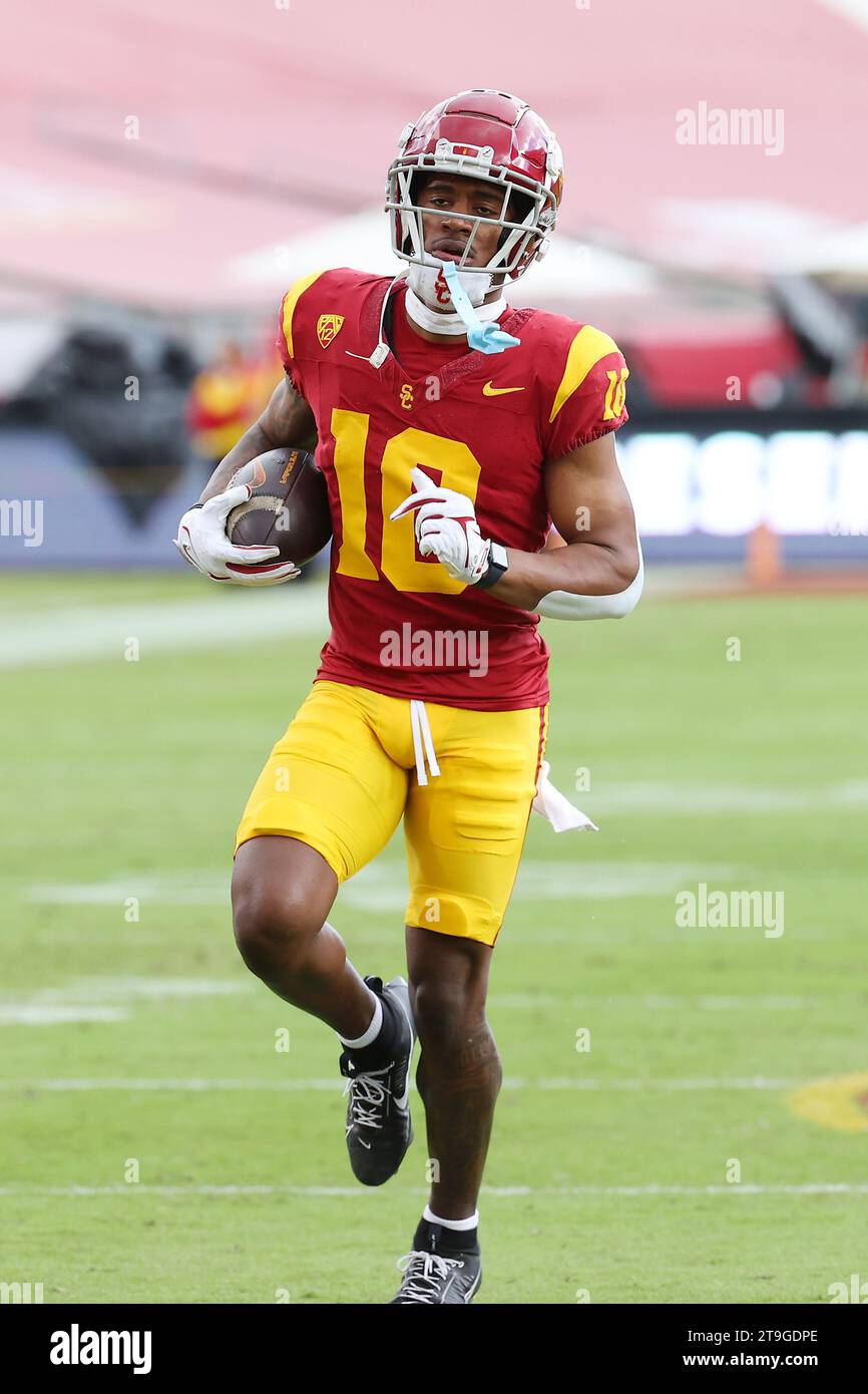 Los Angeles, United States. 18th Nov, 2023. USC Trojans wide receiver ...
