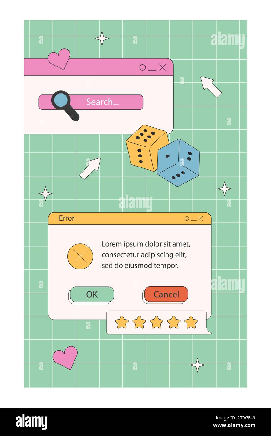 Comic retro groovy surreal Cut Out Stock Images & Pictures - Alamy