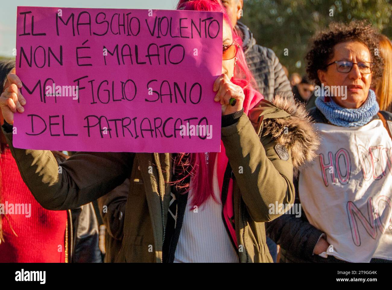 Rome, . 25th Nov, 2023. 25/11/2023 Rome, the procession organized by ...