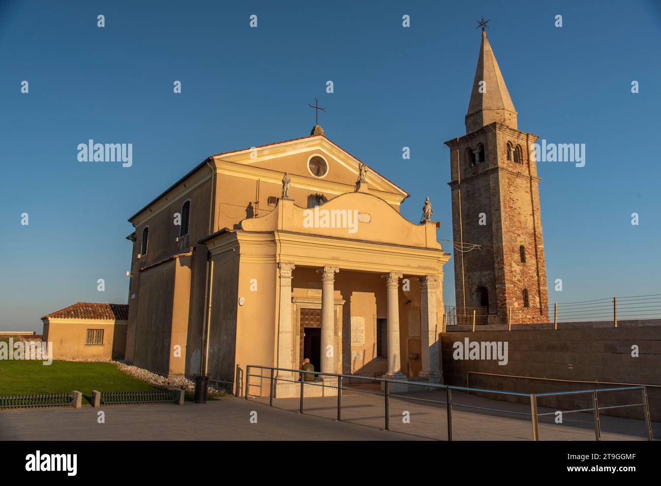 Church of Our Lady of the Angel on the beach of Caorle Italy, Santuario ...