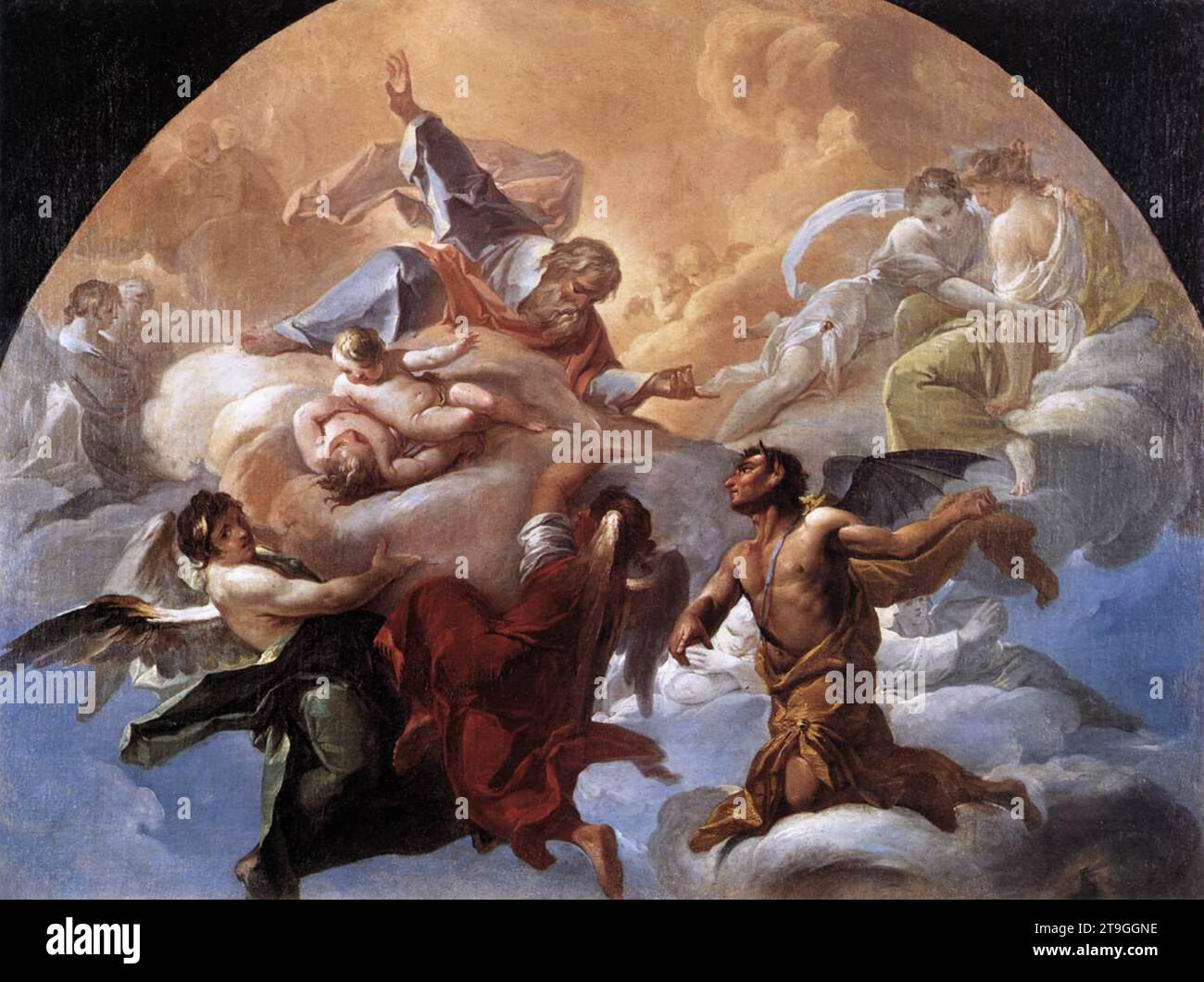 Satan before hi-res stock photography and images - Alamy