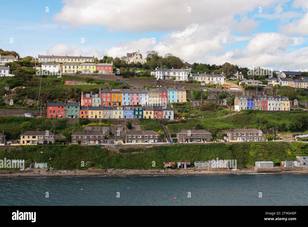 Cork ireland colorful houses and church hi-res stock photography and ...