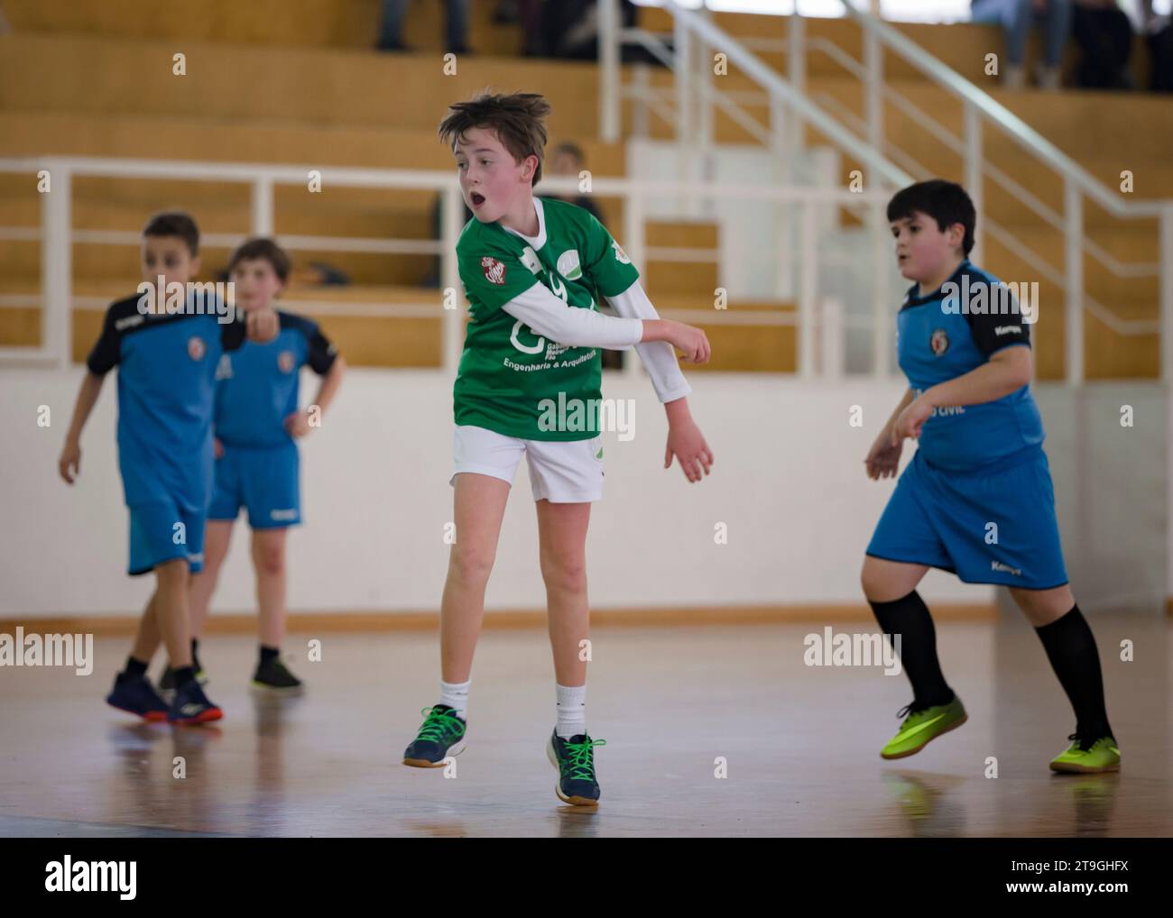 Handball children celebration hi-res stock photography and images - Alamy