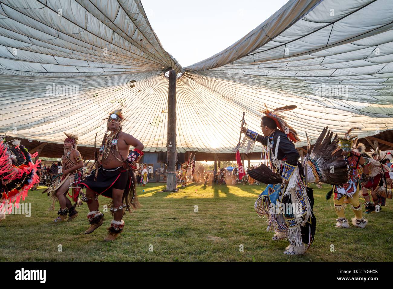 Tamkaliks pow wow at the Nez Perce Wallowa Homeland, Wallowa, Oregon ...