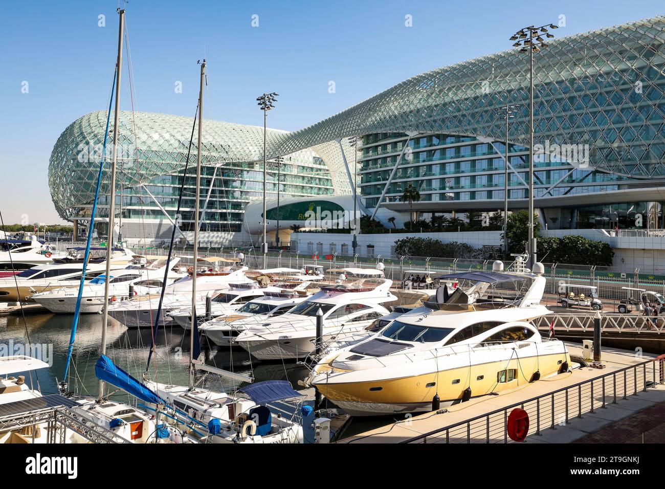 Abu Dhabi, United Arab Emirates. 23rd Nov, 2023. Track impression, F1 ...