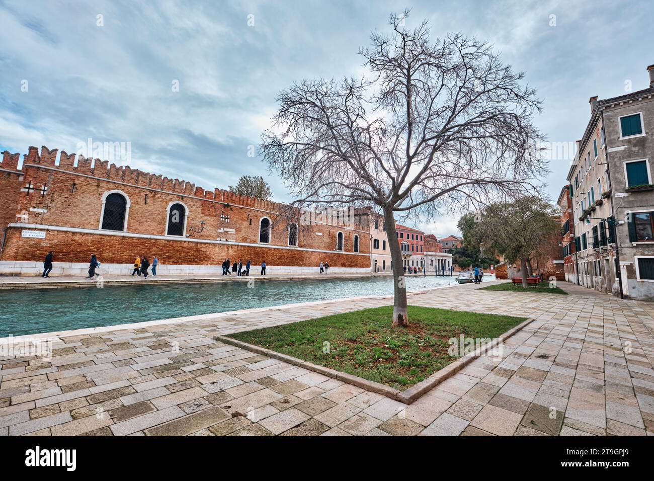 Venice, Italy - November 9 2023: View of Venetian Arsenal (Arsenale di ...