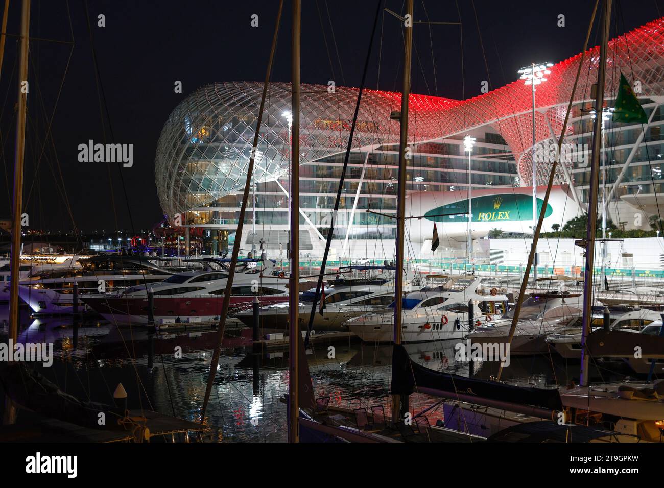 Abu Dhabi, United Arab Emirates. 23rd Nov, 2023. Track impression, F1 ...