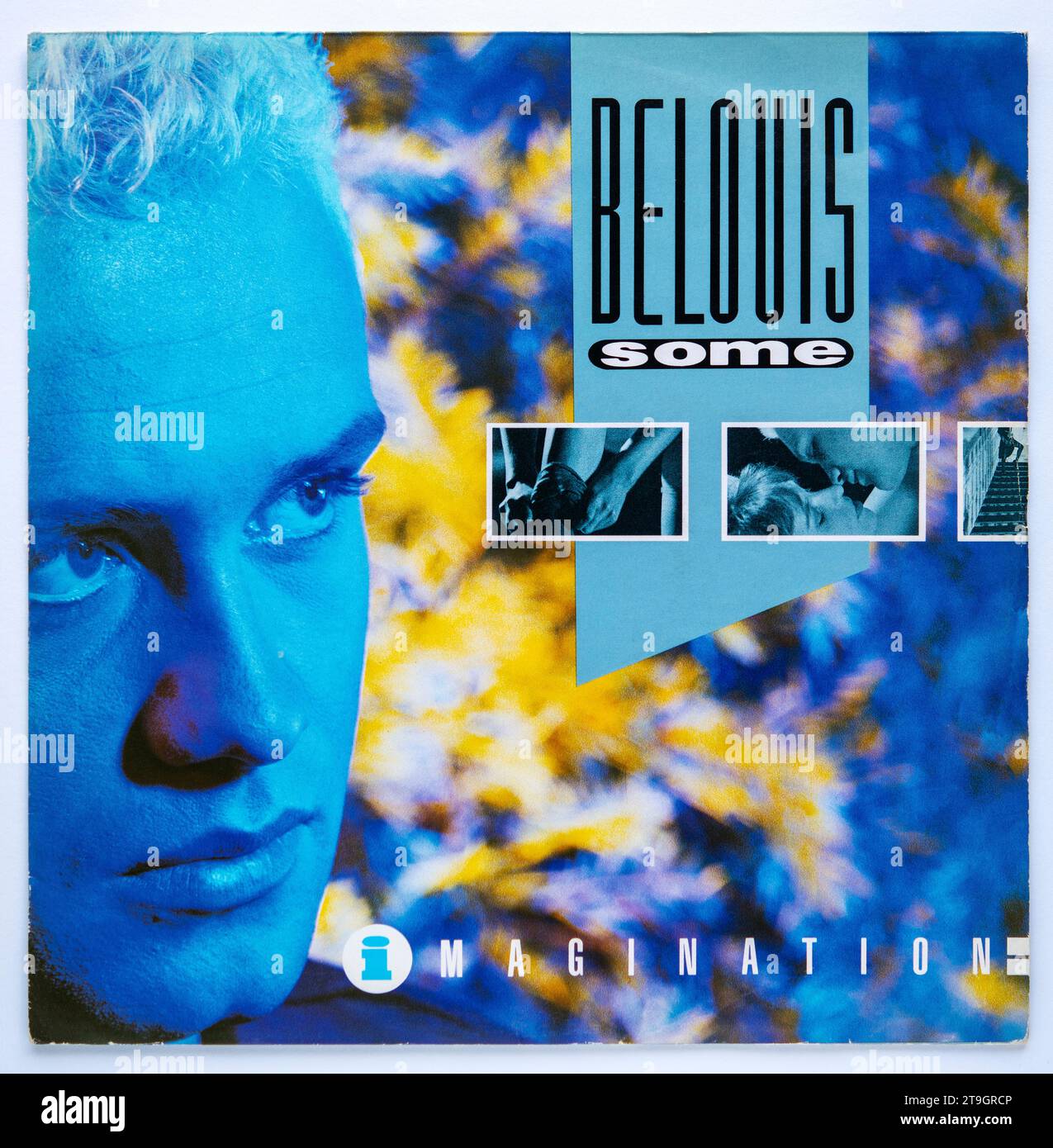 Picture cover of the 12 inch single version of Imagination by Belouis ...