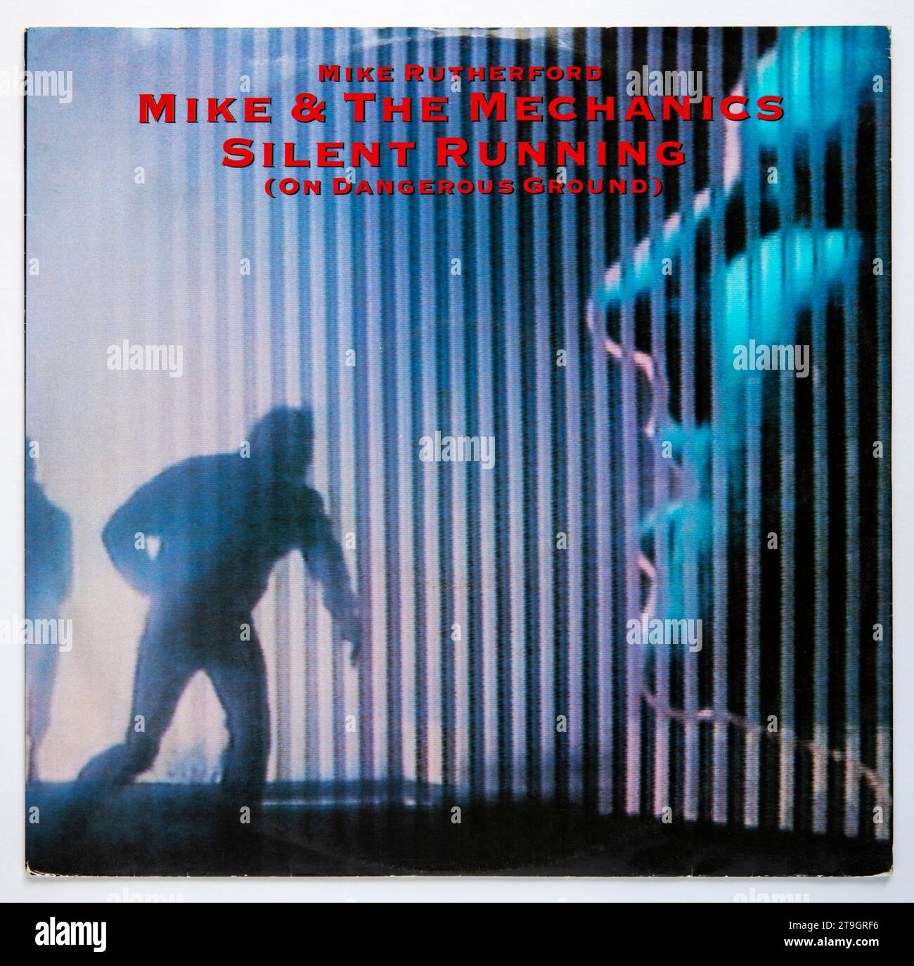 Picture cover of the 12 inch single version of Silent Running by Mike ...