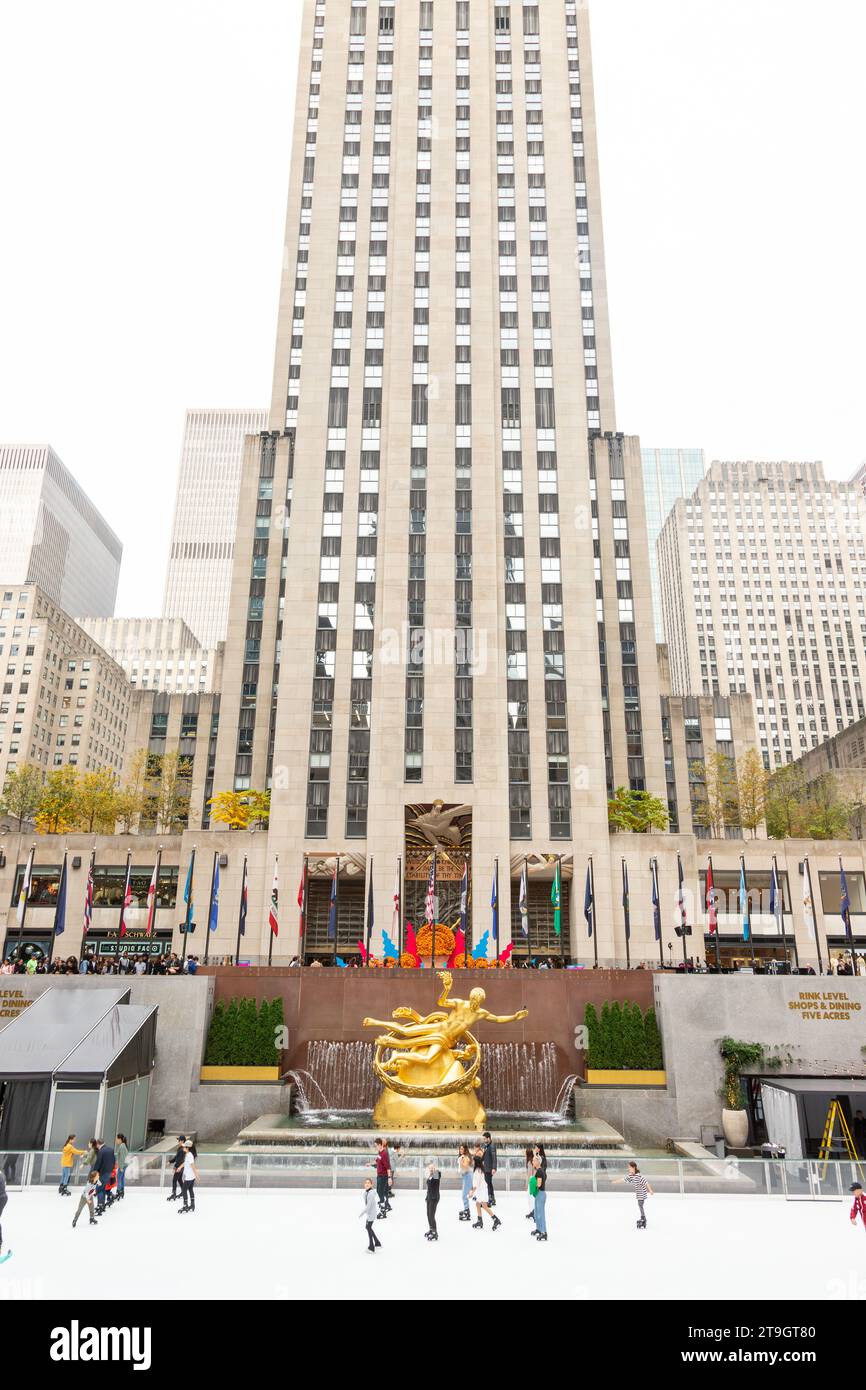 Rockefeller Center ,Manhattan, New York City, United States of America ...