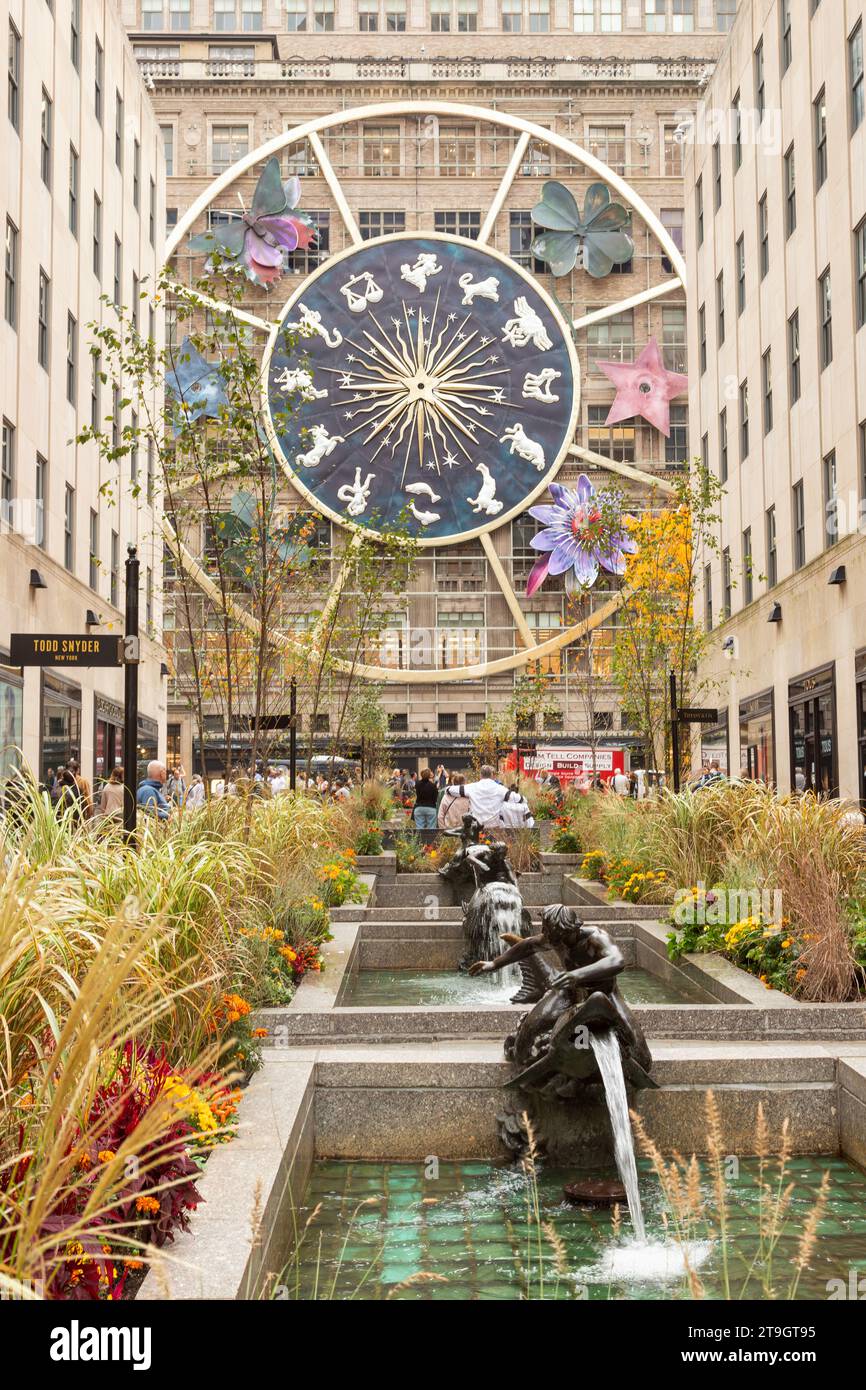 Dior Carousel of Dreams at Saks department store, Fifth Avenue, New ...