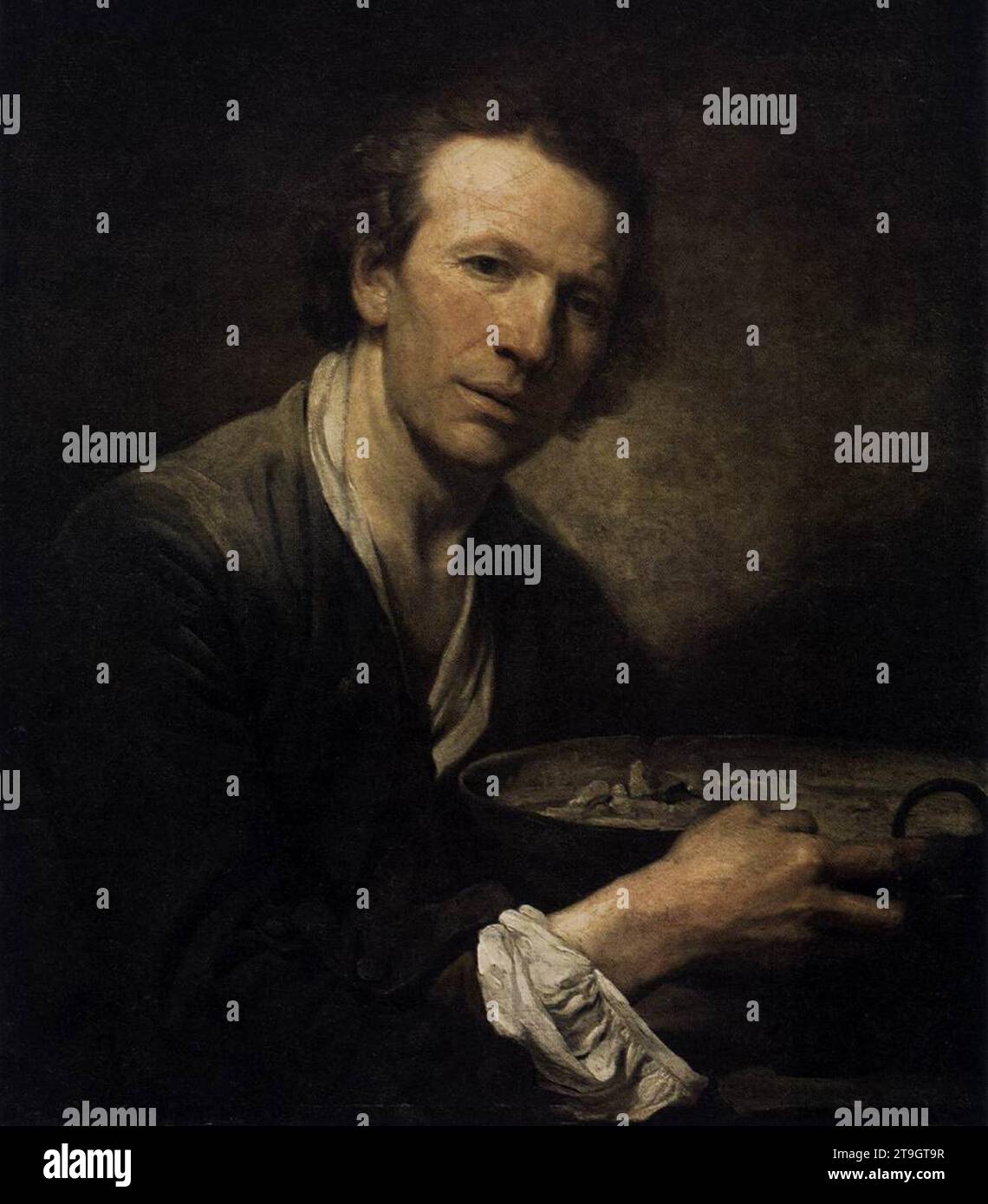 Portrait of Joseph, Model at Art Academy 1755 by Jean-Baptiste Greuze ...