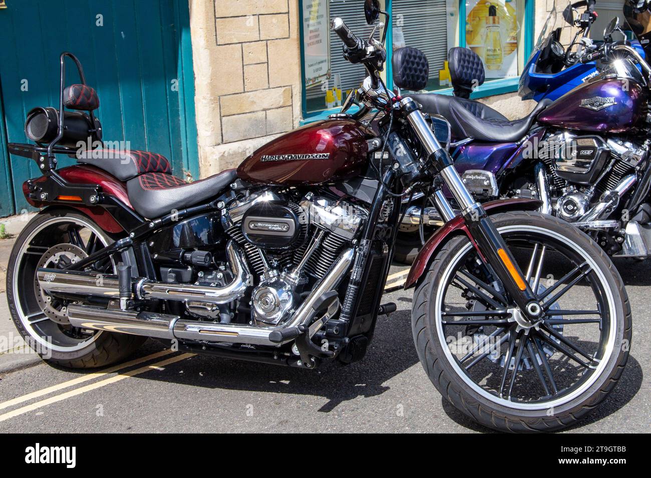 Harley Davidson motor bike with screamin eagle performance kit Calne ...