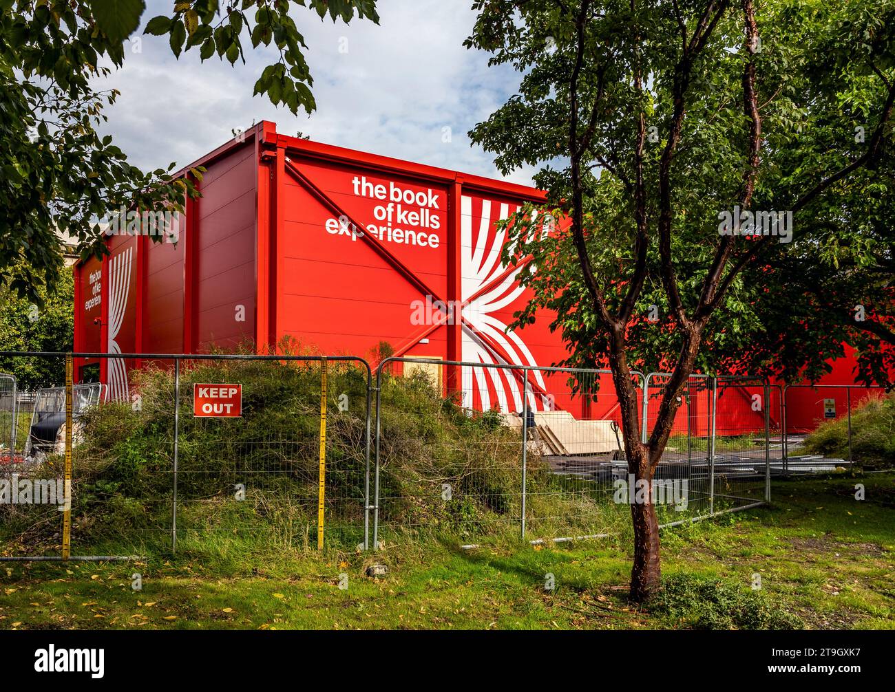 The construction site of the new Book of Kells Experience in the New ...