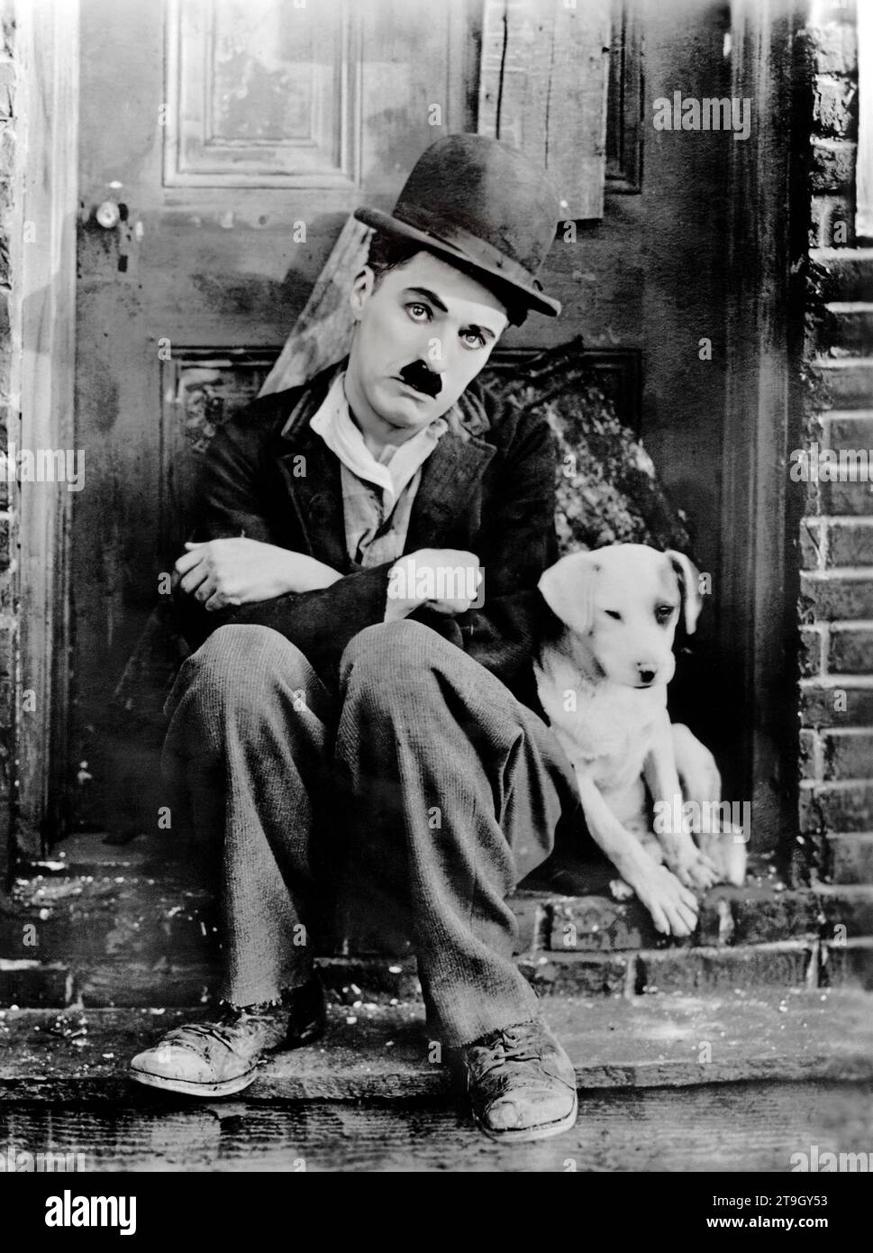 Charlie Chaplin 1889 - 1977 - A Dog's Life 1920 Stock Photo - Alamy