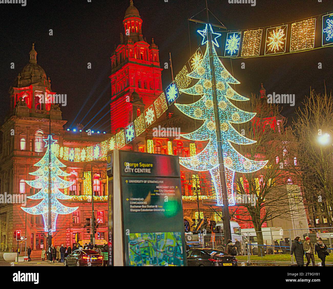 Glasgow, Scotland, UK. 25th November, 2023. George Square Winterfest ...