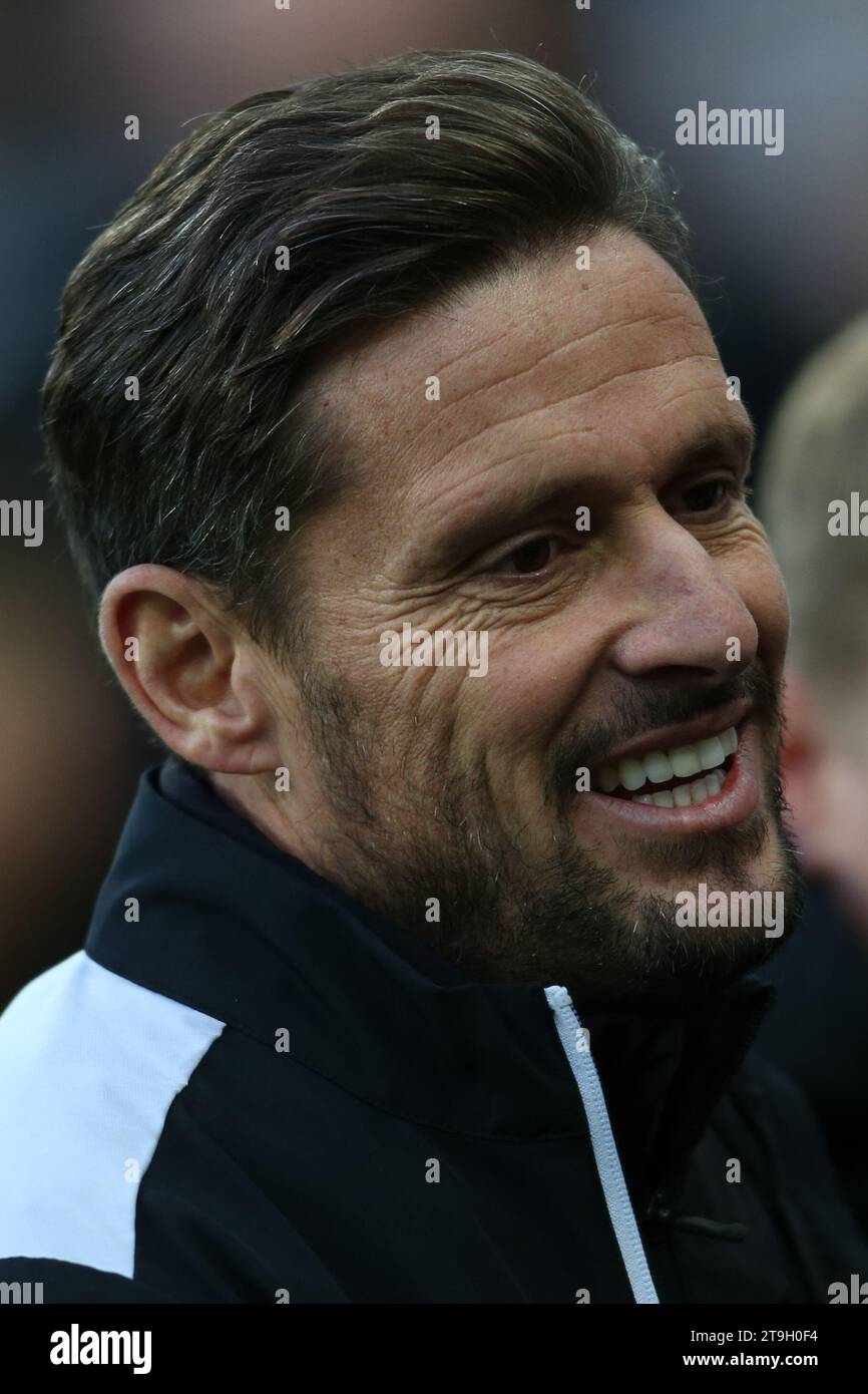 Newcastle United Assistant Manager Jason Tindall during the Premier ...