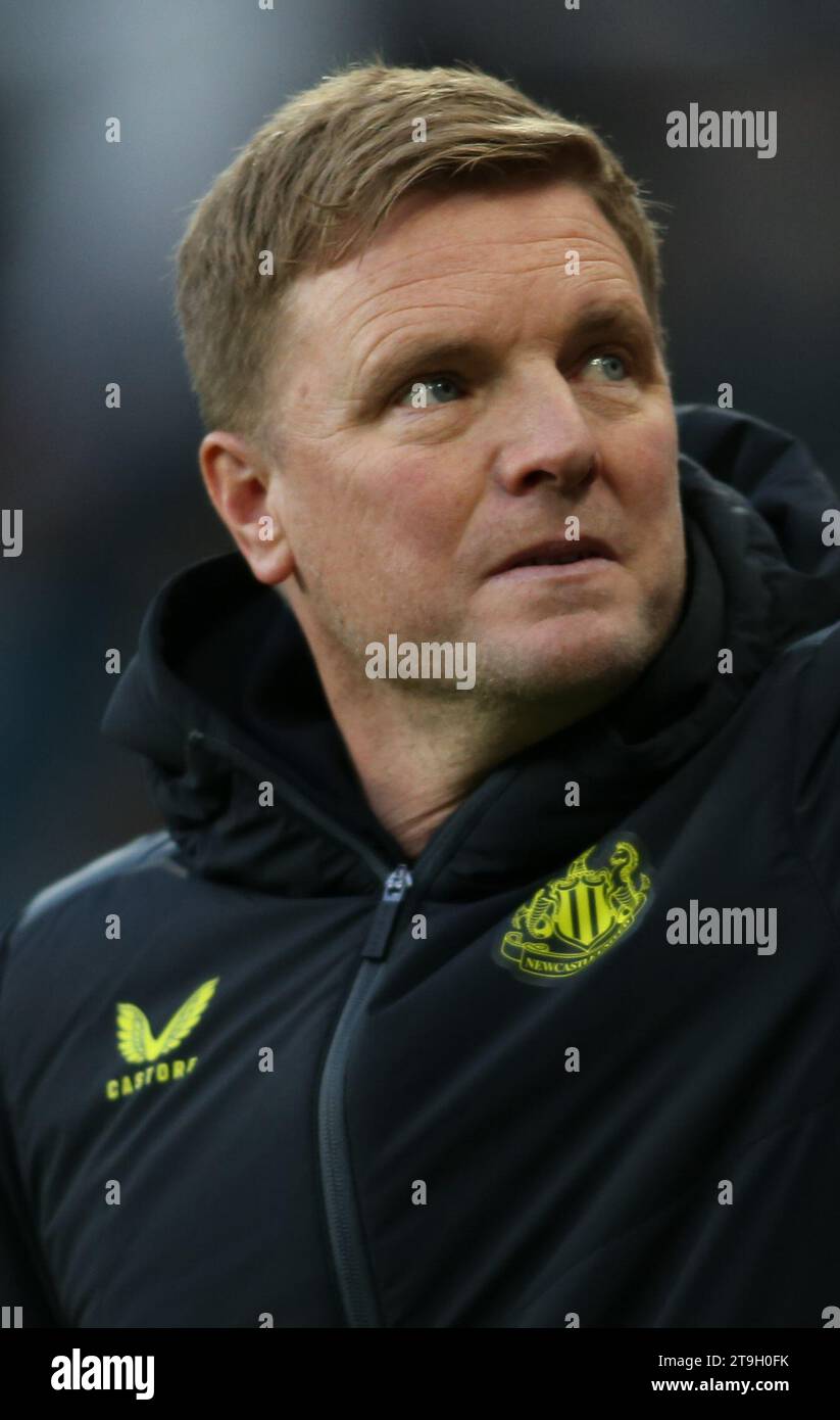 Newcastle United Manager Eddie Howe during the Premier League match ...