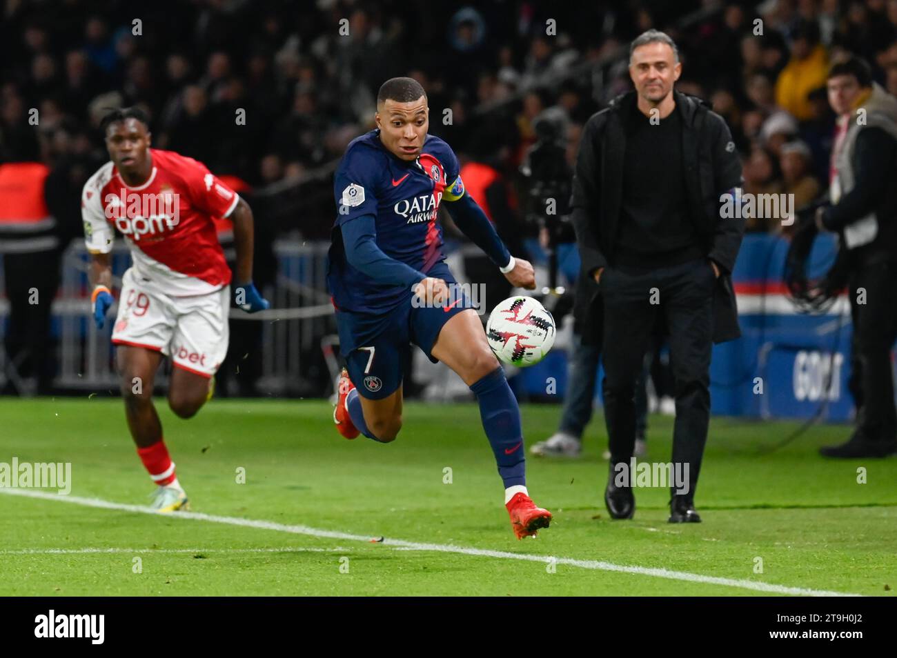 Nasser al khelaifi mbappe 2023 hi-res stock photography and images - Alamy
