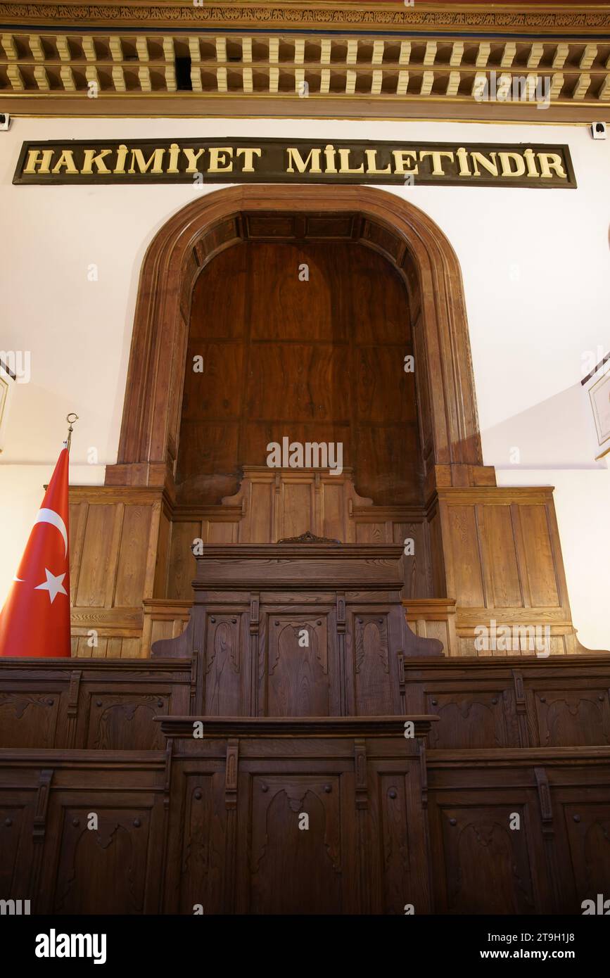 Republic Museum, Grand National Assembly in Ankara City, Turkiye Stock ...