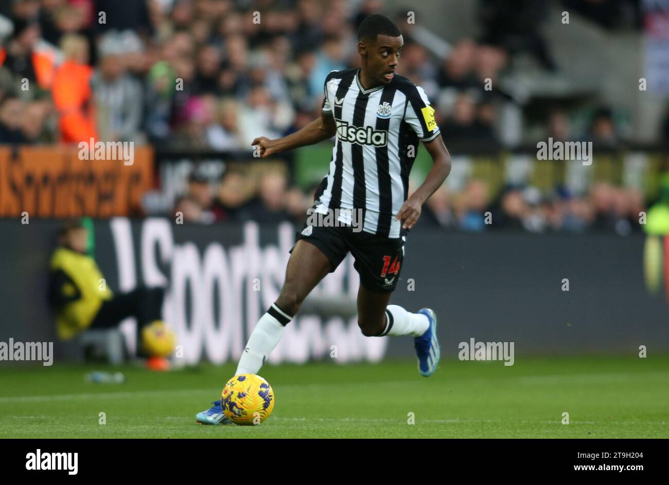 Newcastle United's Alexander Isak during the Premier League match ...