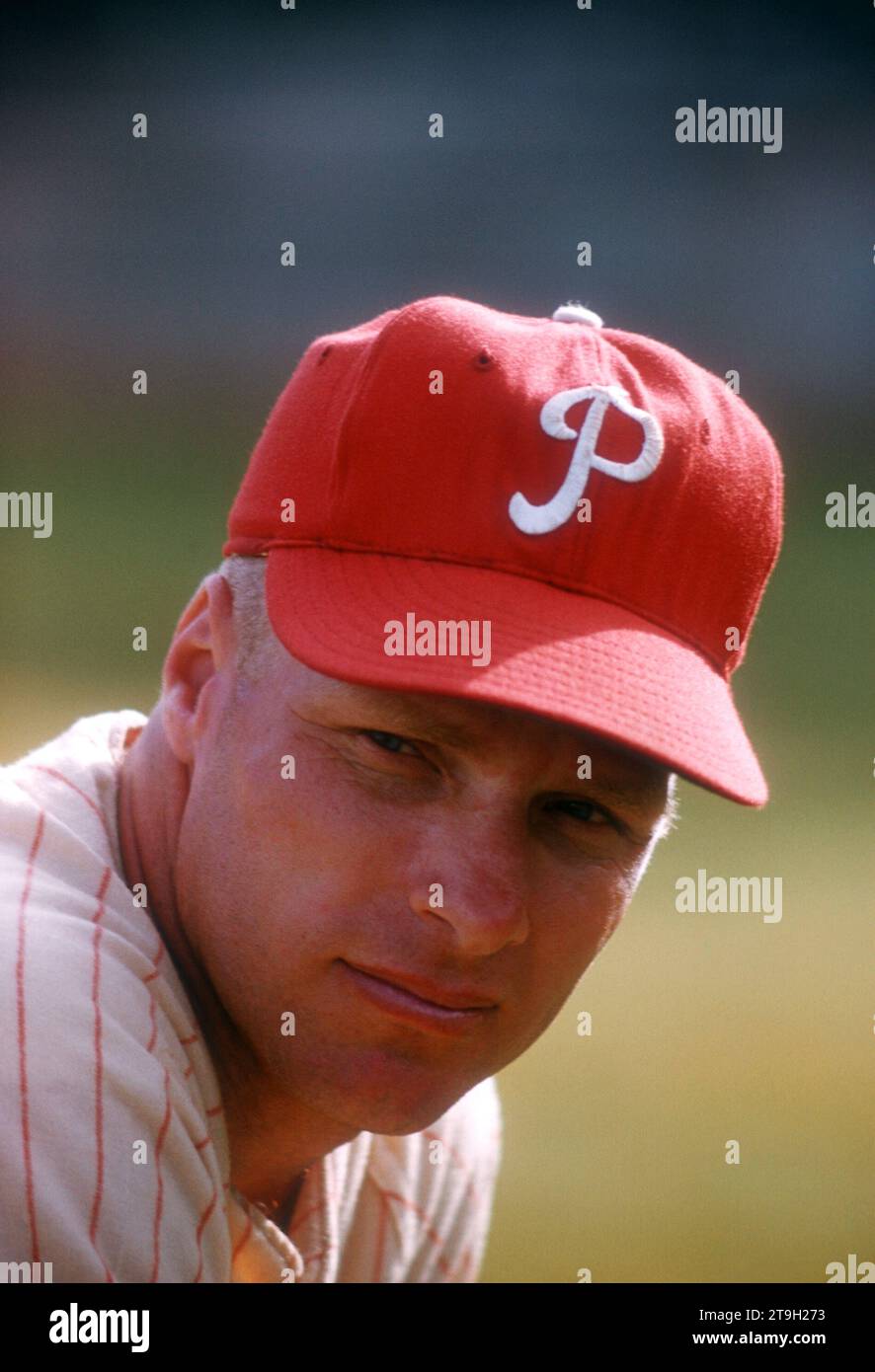 CLEARWATER, FL - MARCH 19: Richie Ashburn #1 of the Philadelphia ...