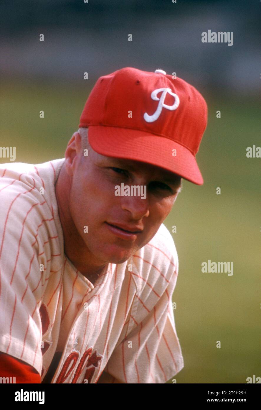 CLEARWATER, FL - MARCH 19: Richie Ashburn #1 of the Philadelphia ...