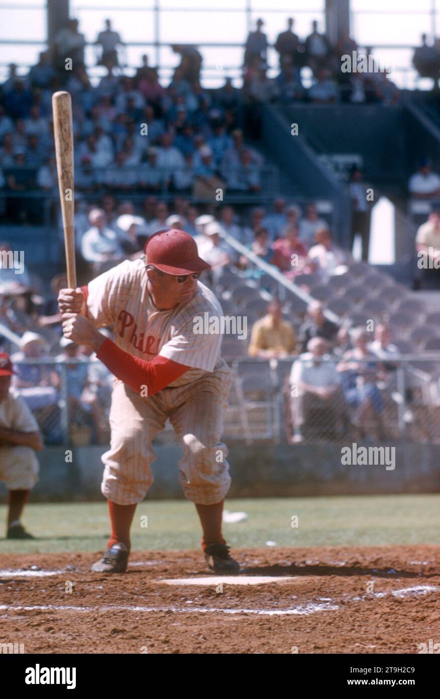 CLEARWATER, FL - MARCH 19: Stan Lopata #29 of the Philadelphia Phillies ...