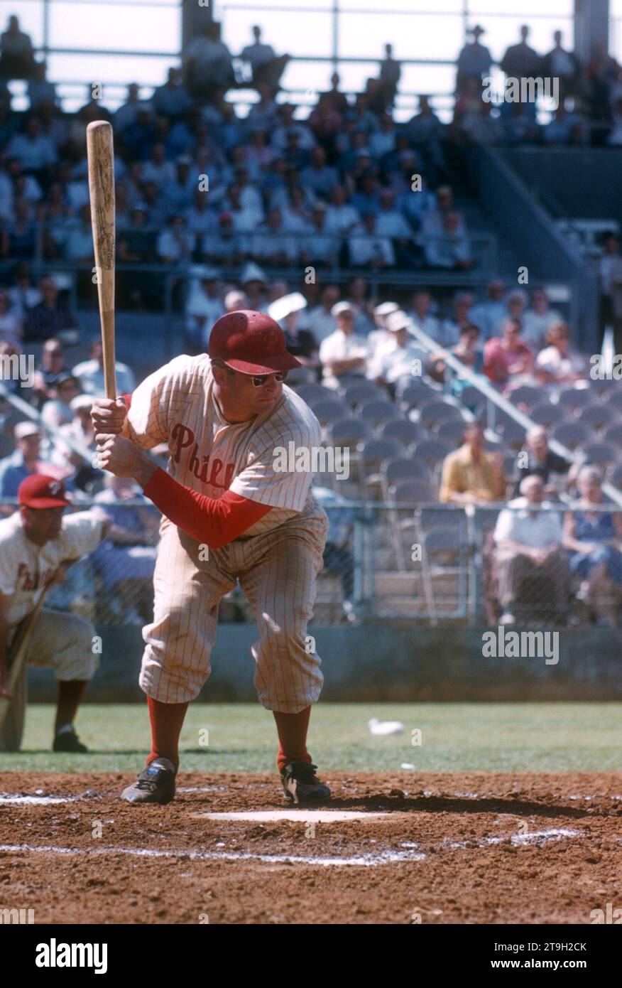 CLEARWATER, FL - MARCH 19: Stan Lopata #29 of the Philadelphia Phillies ...