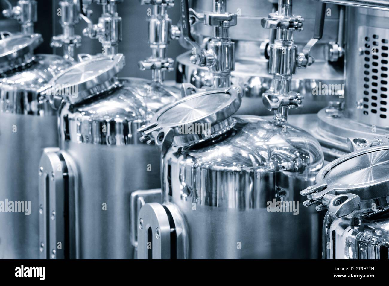 Pharmaceutical factory, metal equipment for drug production, industrial ...