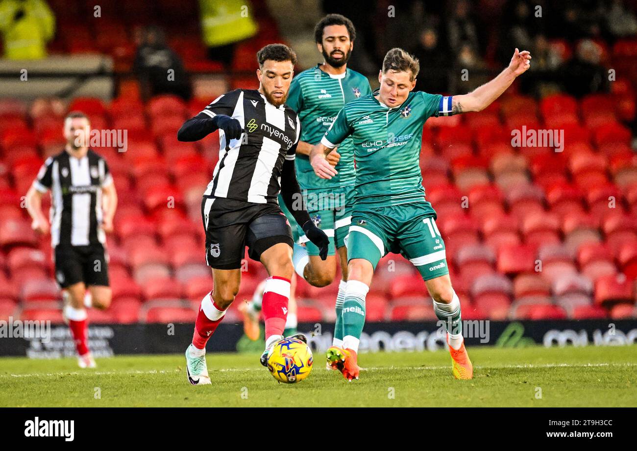 Cleethorpes, UK, 24th November, 2023. Donovan Wilson during the Sky Bet ...