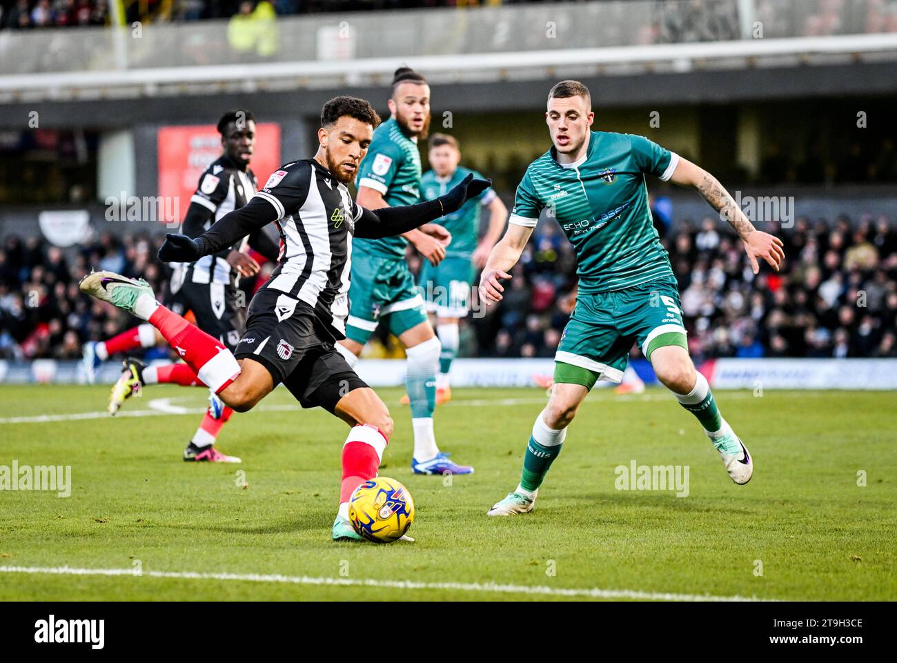 Cleethorpes, UK, 24th November, 2023. Donovan Wilson during the Sky Bet ...