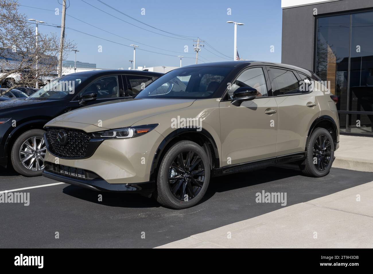 Cincinnati - November 23, 2023: Mazda CX-5 display at a dealership ...