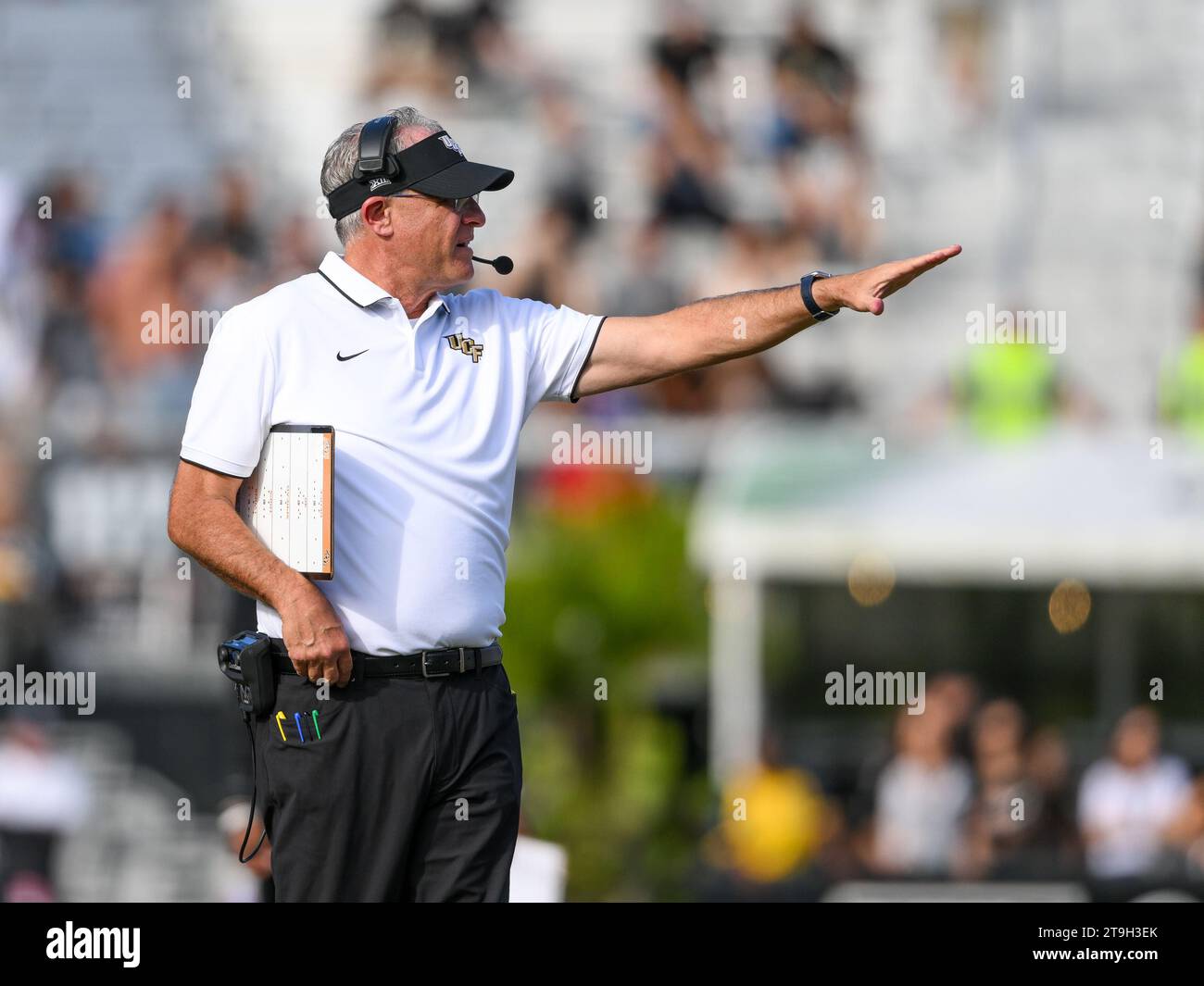 November 25, 2023: UCF Knights head coach Gus Malzahn during second ...