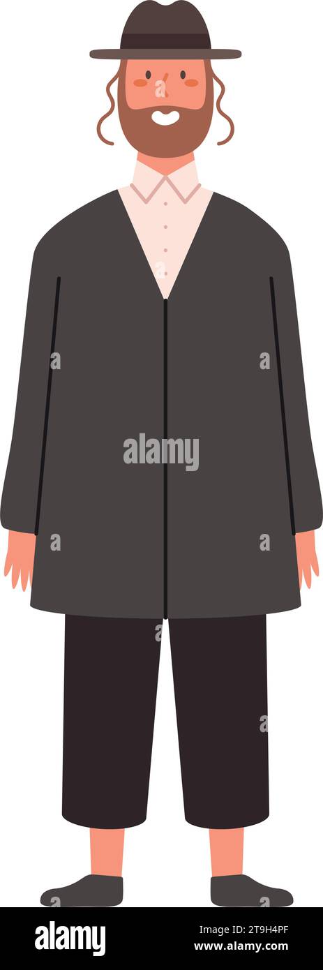jewish man illustration vector isolated Stock Vector Image & Art - Alamy