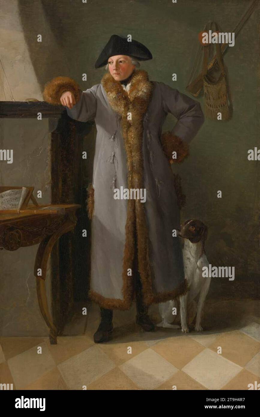 Portrait of Gottlieb Christian Heigelen as a Hunter - by Philipp ...