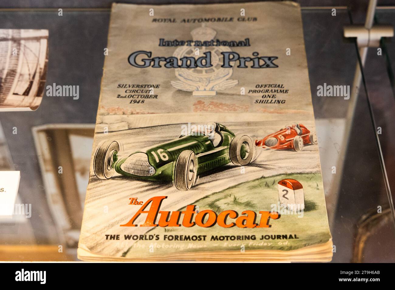 1948 Silverstone International Grand Prix official programme on display ...