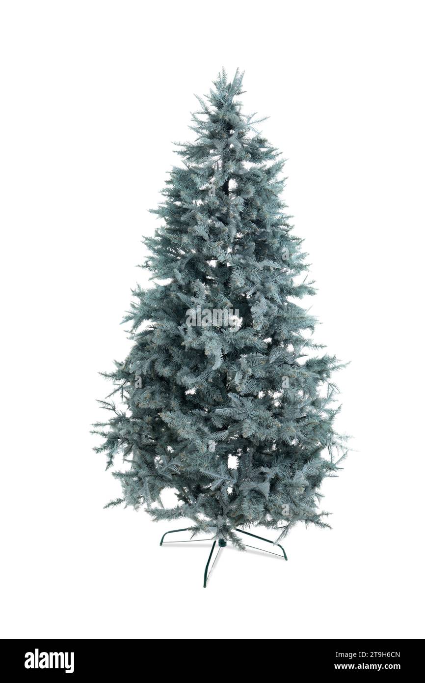 Christmas tree on white background Stock Photo - Alamy