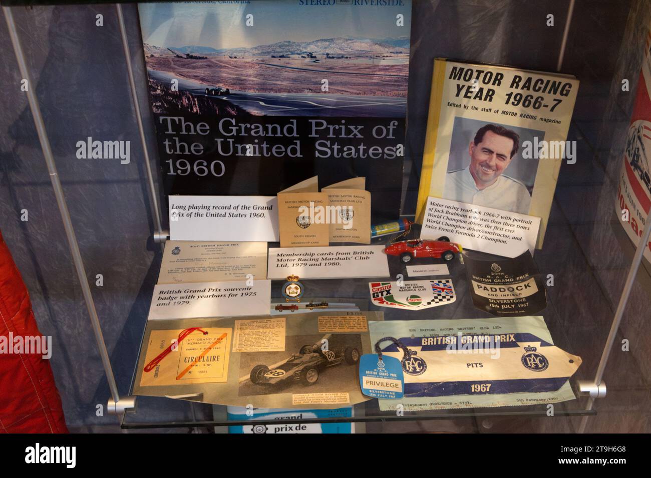 Formula One Grand Prix memorabilia from the 1960s on display at ...