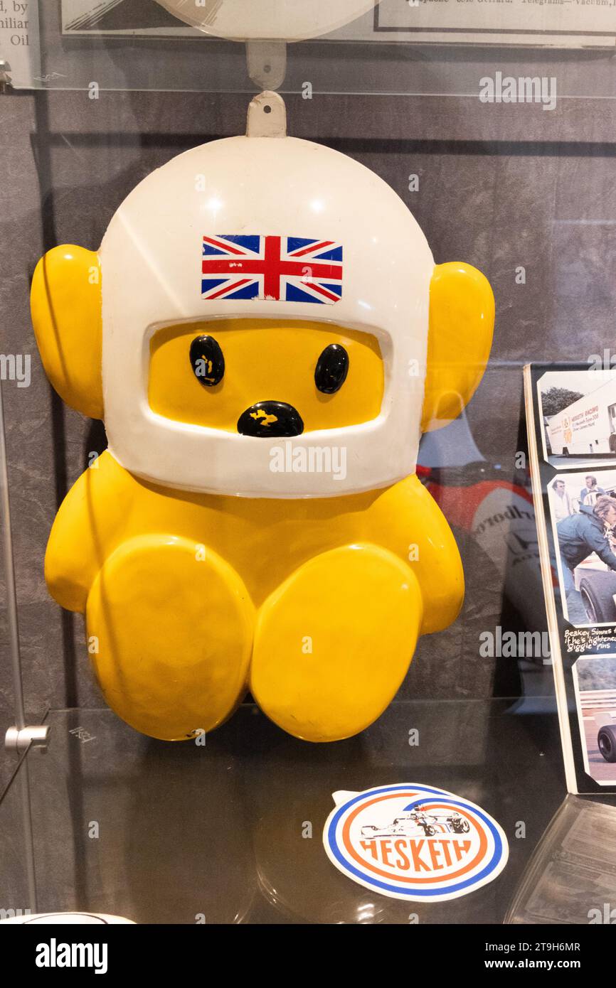 Hesketh Racing Formula One team mini bear Stock Photo - Alamy