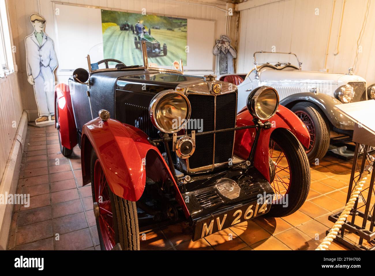 1935 MG PA Sports at Brooklands museum, Weybridge, Surrey, UK Stock ...